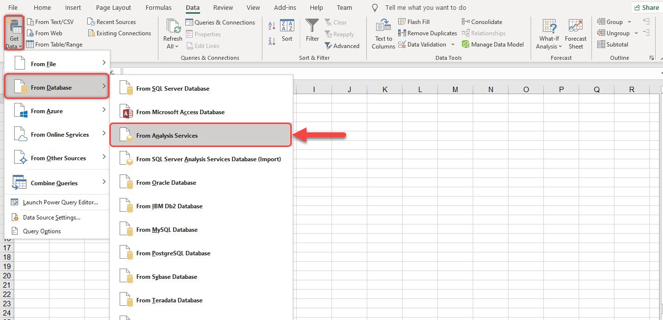 امکانات- آموزش اتصال به Cube از طریق Excel – گروه صنعتی انتخاب